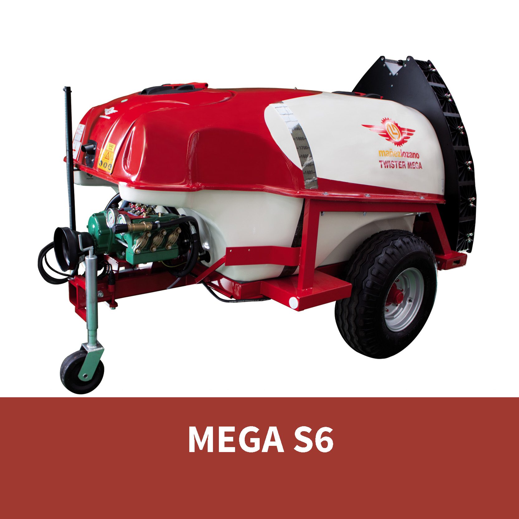 Atomizador arrastrado Mega Dinámic - Twister Sprayers by Mañez y Lozano